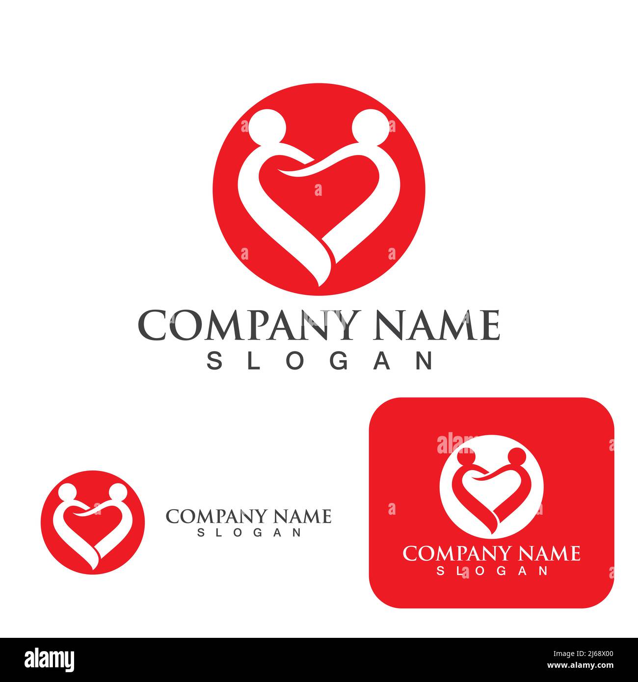Love logo Vector icon illustration design Template Stock Vector Image ...