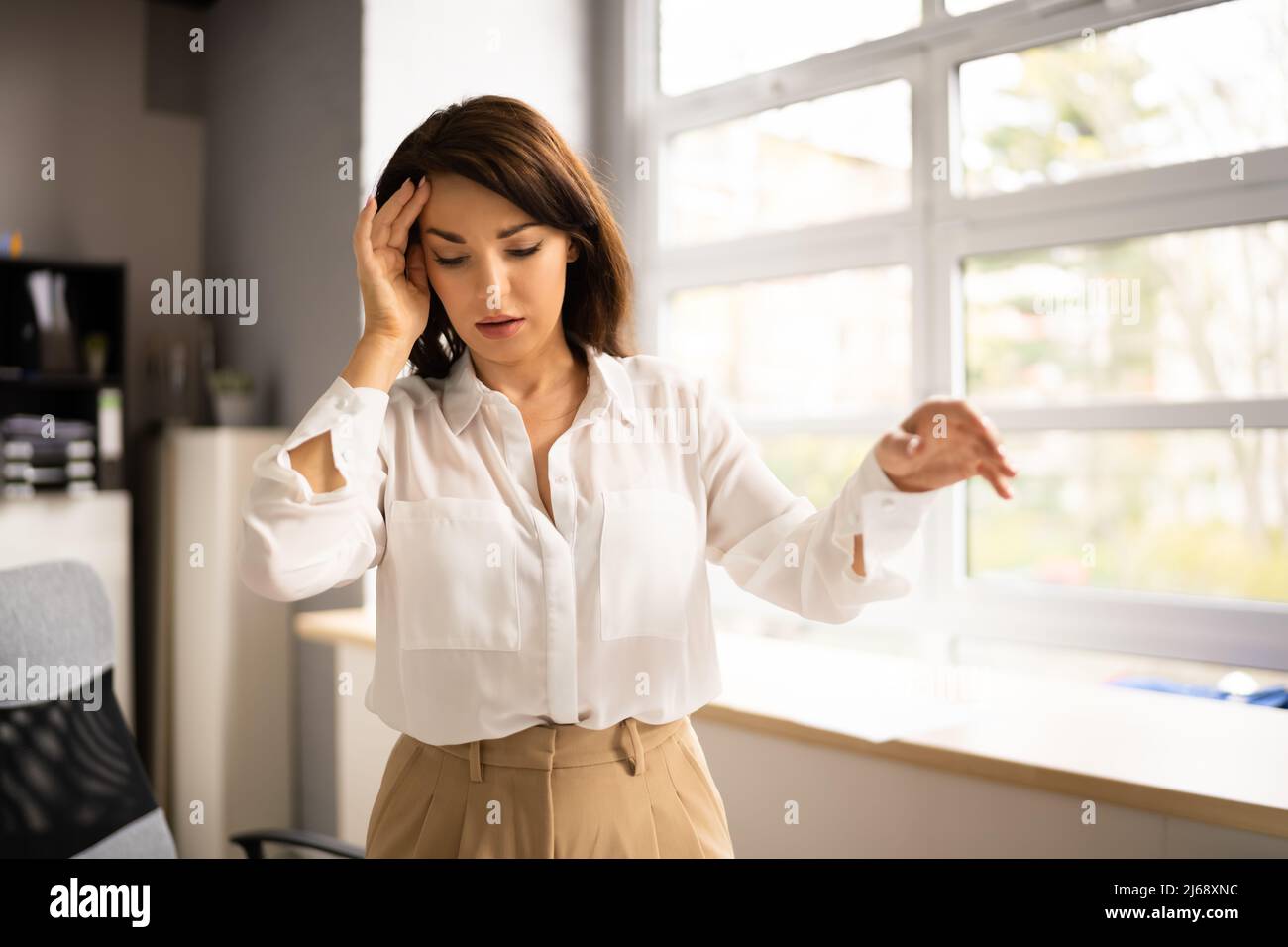 Vertigo BPPV Vestibular Disorders. Head Balance Neuritis Stock Photo ...