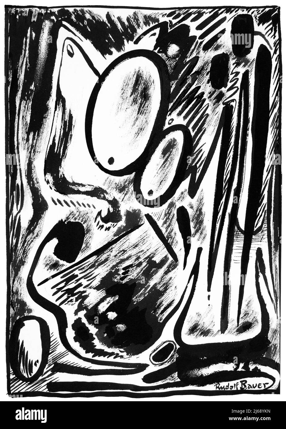 Rudolf bauer painting hi-res stock photography and images - Alamy