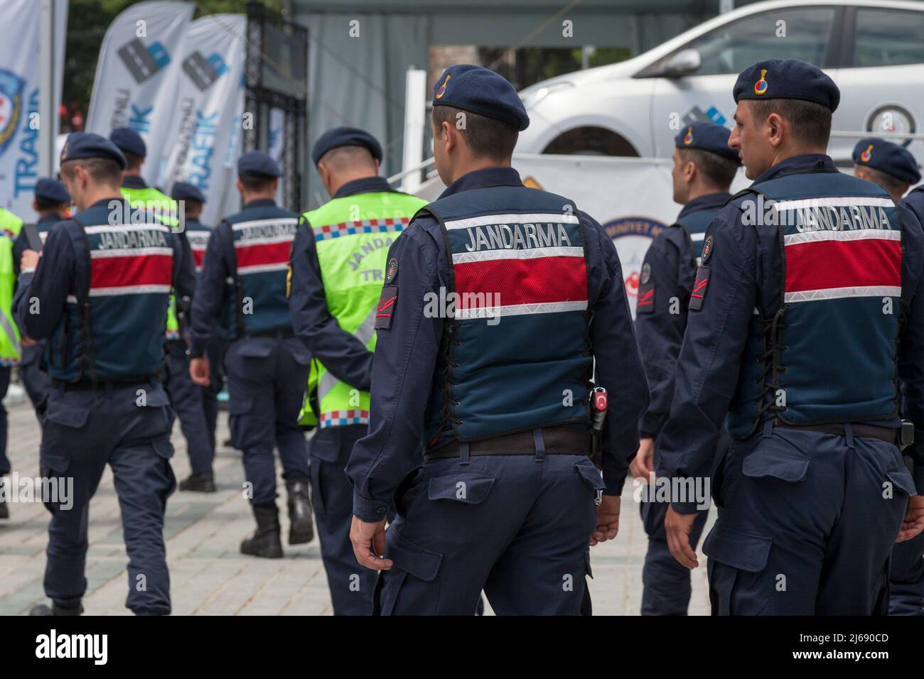 Istanbul, Turkey - May 09 2019: Officers of the Jandarma (Gendarmerie ...