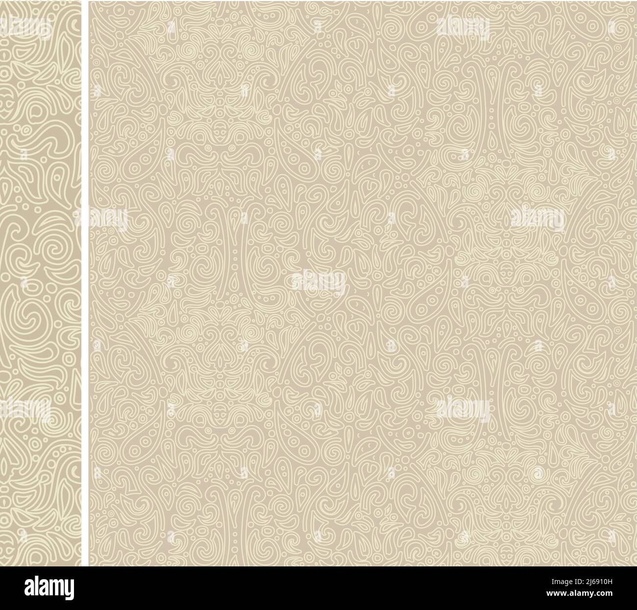antique beige seamless pattern Stock Vector Image & Art - Alamy