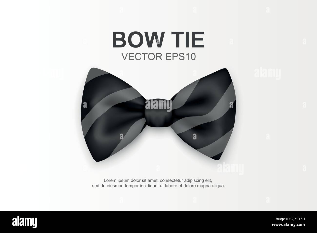 Untied Bow Tie Vector