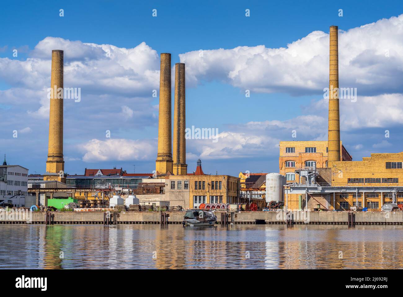 The former KWO (Kabelwerk Oberspree) industrial heritage landscape ...