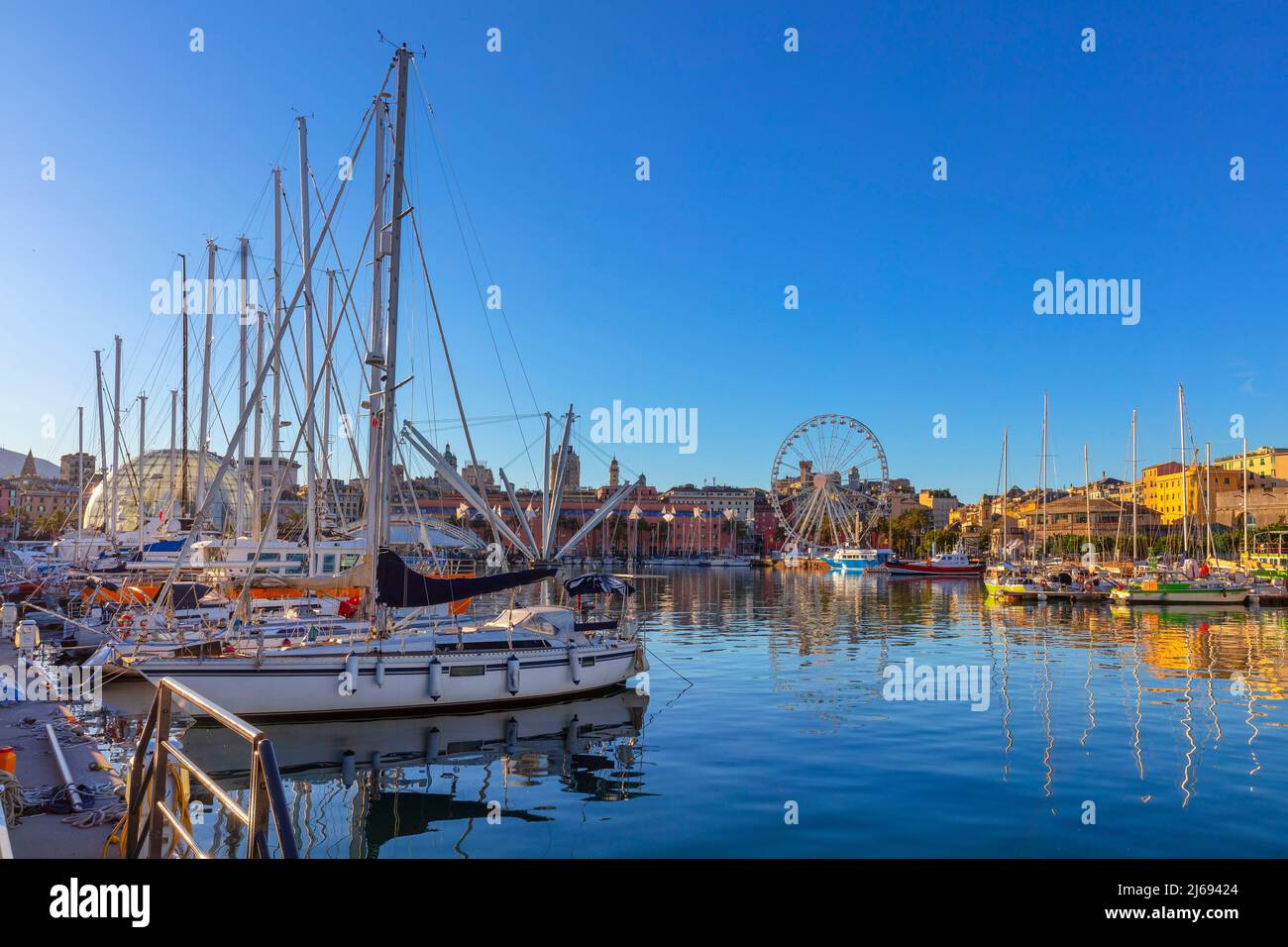 Ancient port, Genova (Genoa), Liguria, Italy Stock Photo - Alamy