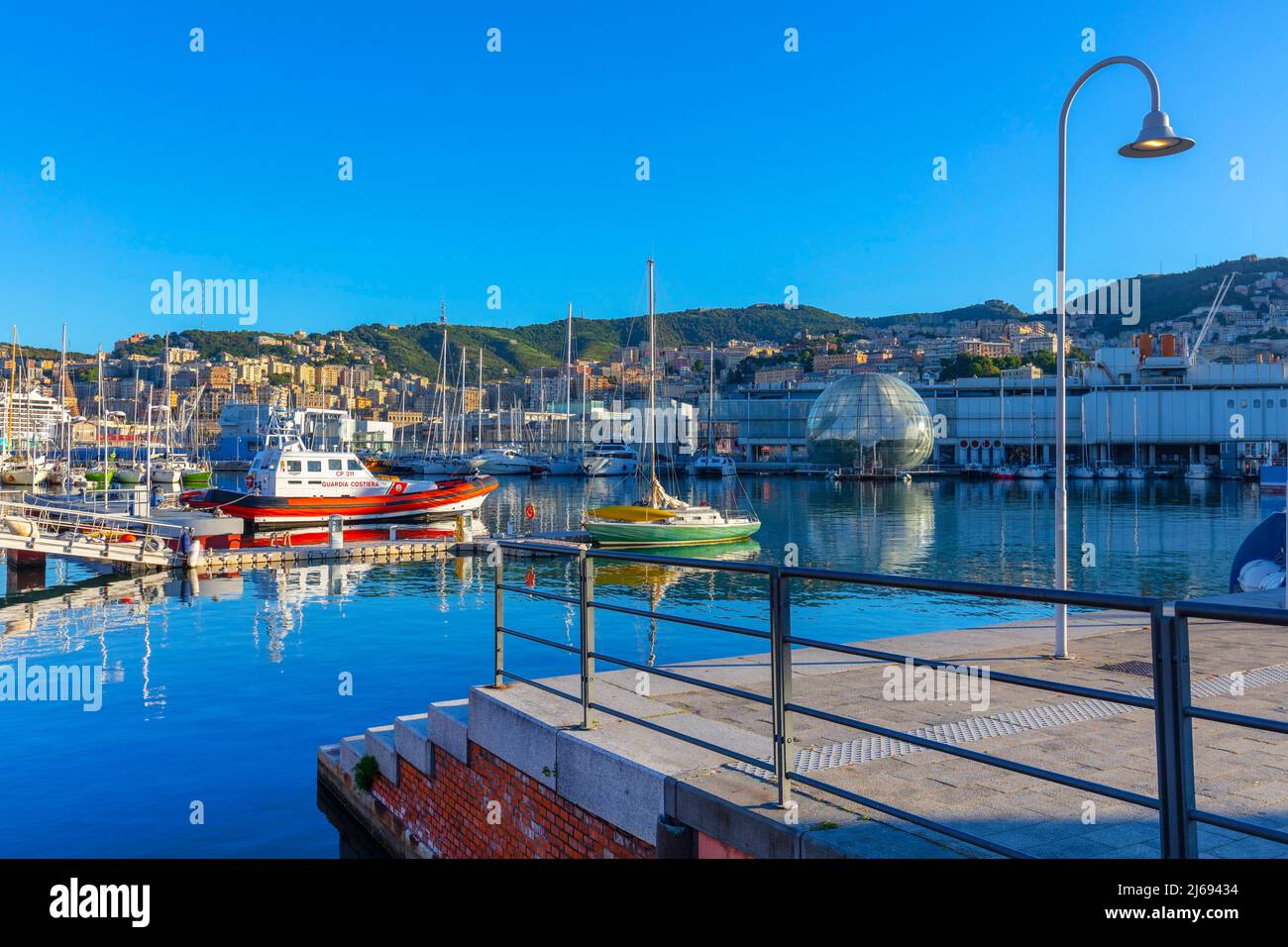 Ancient port, Genova (Genoa), Liguria, Italy Stock Photo - Alamy