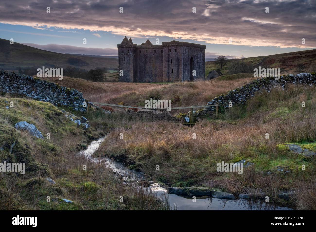 Hermitage Castle, Liddesdale, Hawick, Roxburghshire, Scottish Borders ...