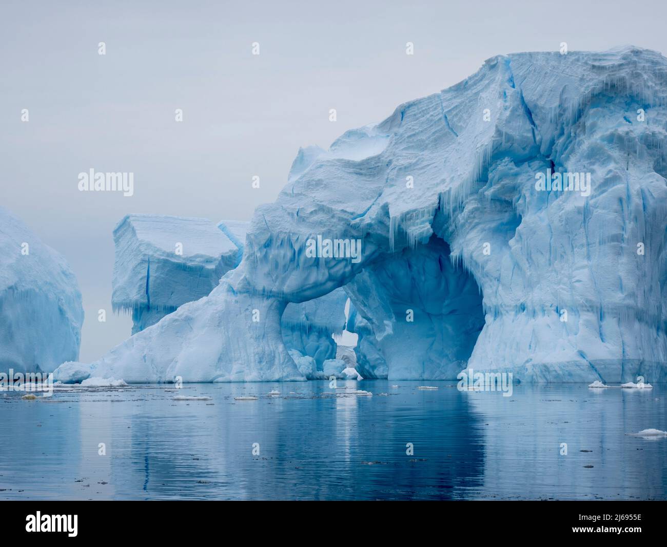 Iceberg with natural arch hi-res stock photography and images - Alamy