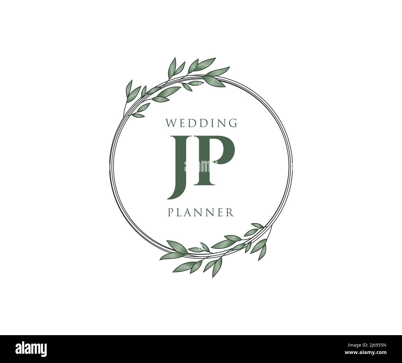 Jp monogram hi-res stock photography and images - Alamy