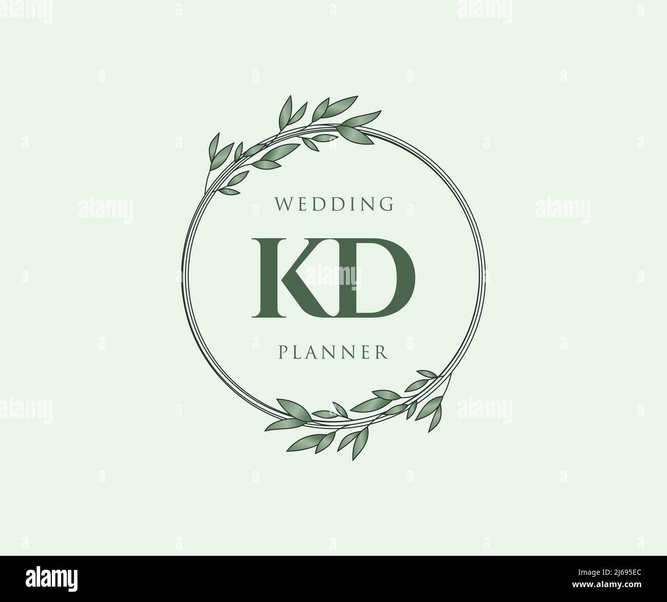 KD Initials letter Wedding monogram logos collection, hand drawn modern ...