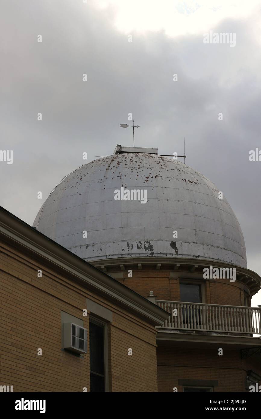 The space telescope sky observatory tower in Urbana, Illinois Stock ...
