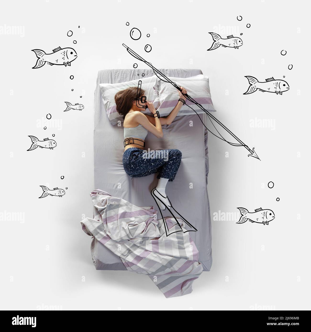 Night vision bed sleeping hi-res stock photography and images - Alamy