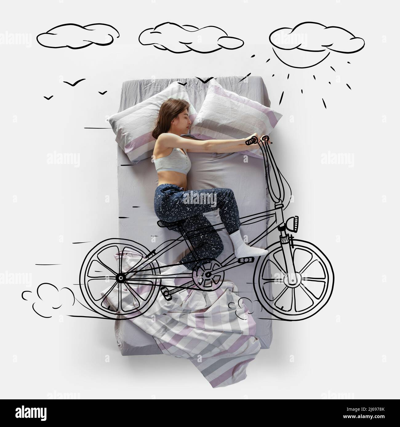 Night vision bed sleeping hi-res stock photography and images - Alamy