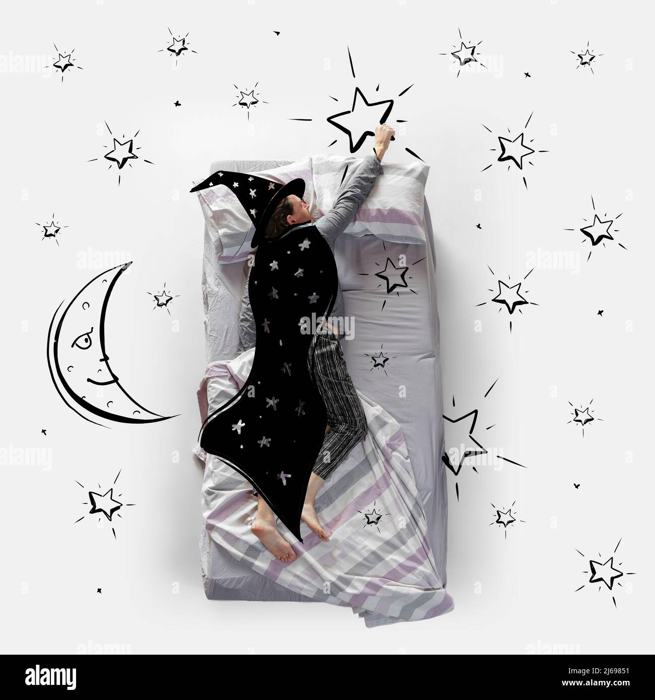 Night vision bed sleeping hi-res stock photography and images - Alamy