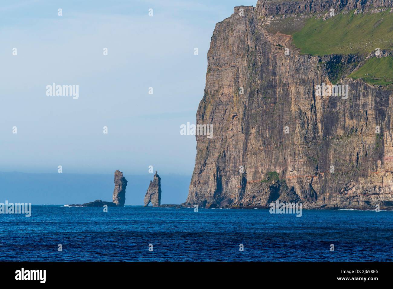 Risin Og Kellingin, Eysturoy Island, Faroe Islands, Denmark Stock Photo ...