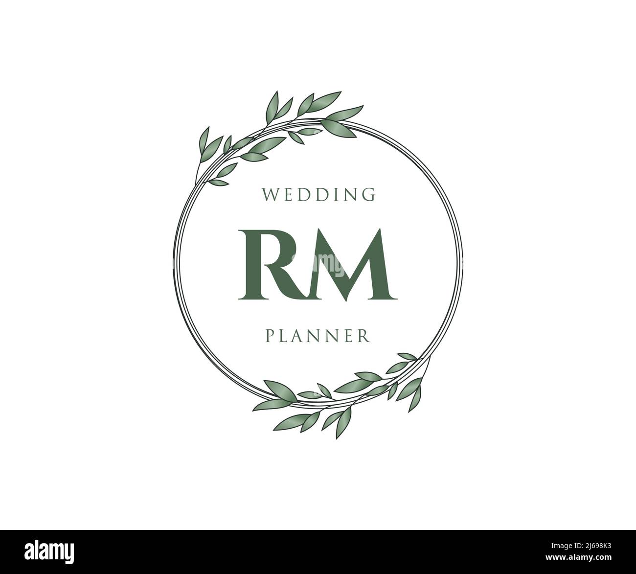 RM Initials letter Wedding monogram logos collection, hand drawn modern ...