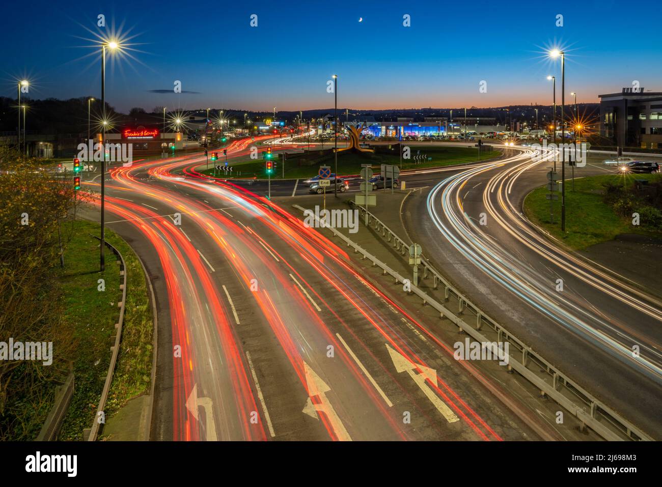 Hornsbridge roundabout hi-res stock photography and images - Alamy