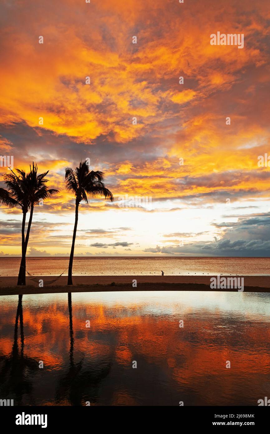 Ocean sunset swimming pool travel destination twilight water infinity ...