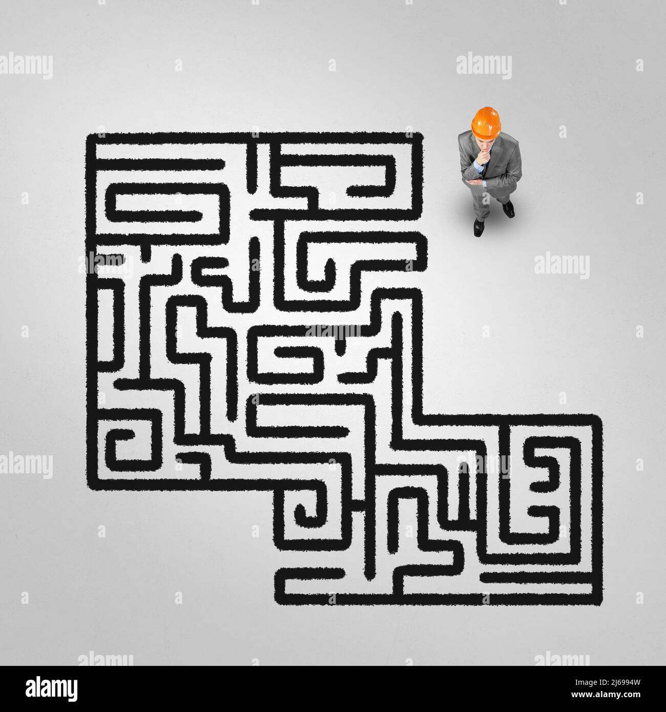 Finding right problem solution Stock Photo - Alamy