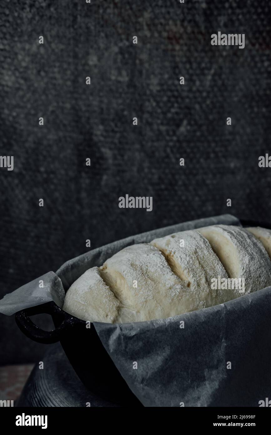 White pasta white bread hi-res stock photography and images - Alamy