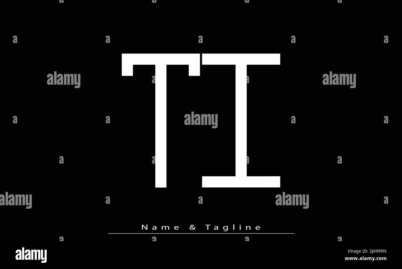 Alphabet letters Initials Monogram logo TI , IT Stock Vector Image & Art - Alamy