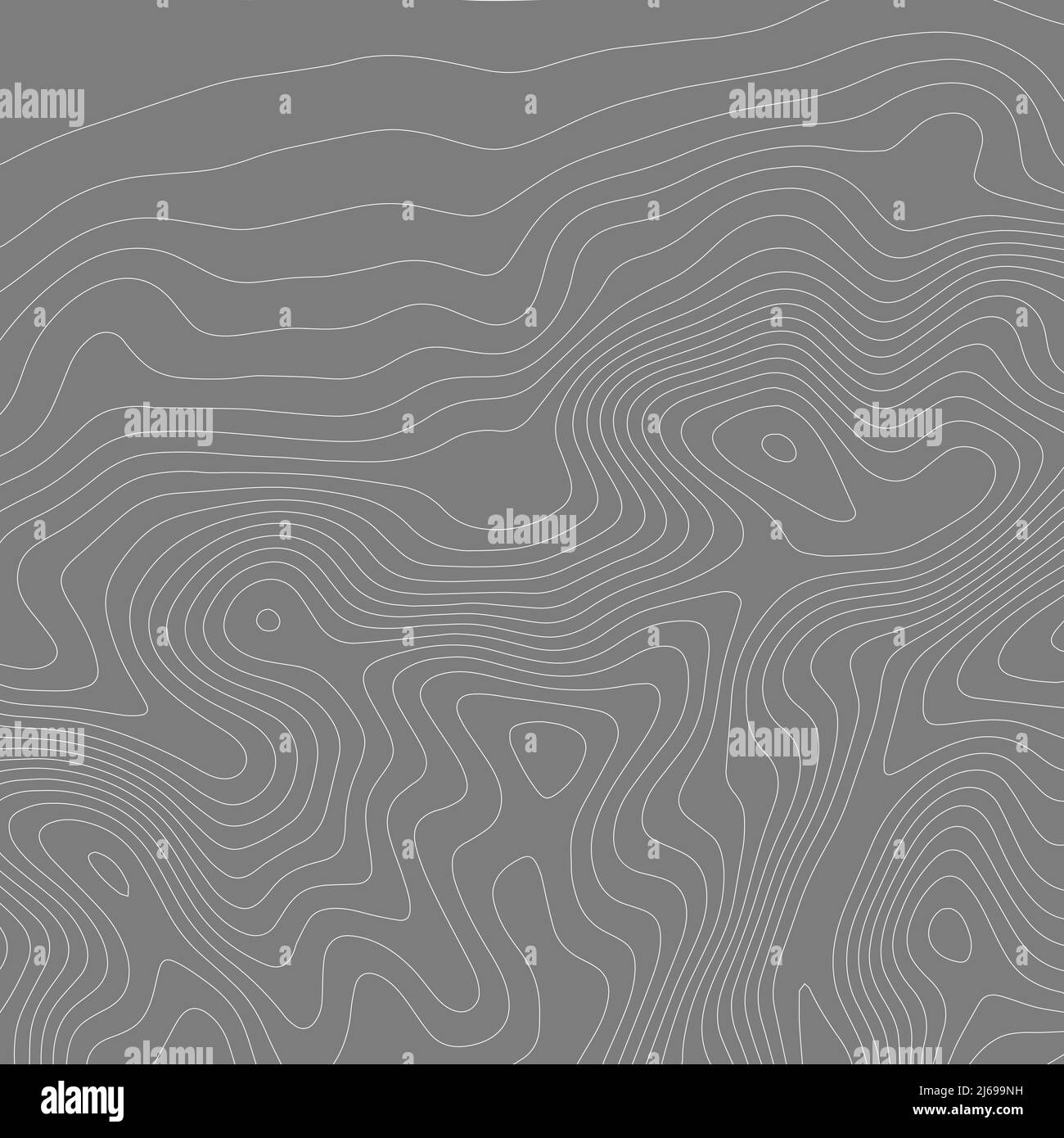 Abstract paper cut shapes. Topographic map on white background. Topo ...
