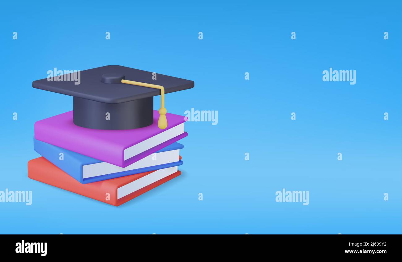 Realistic graduation cap diploma hi-res stock photography and images ...