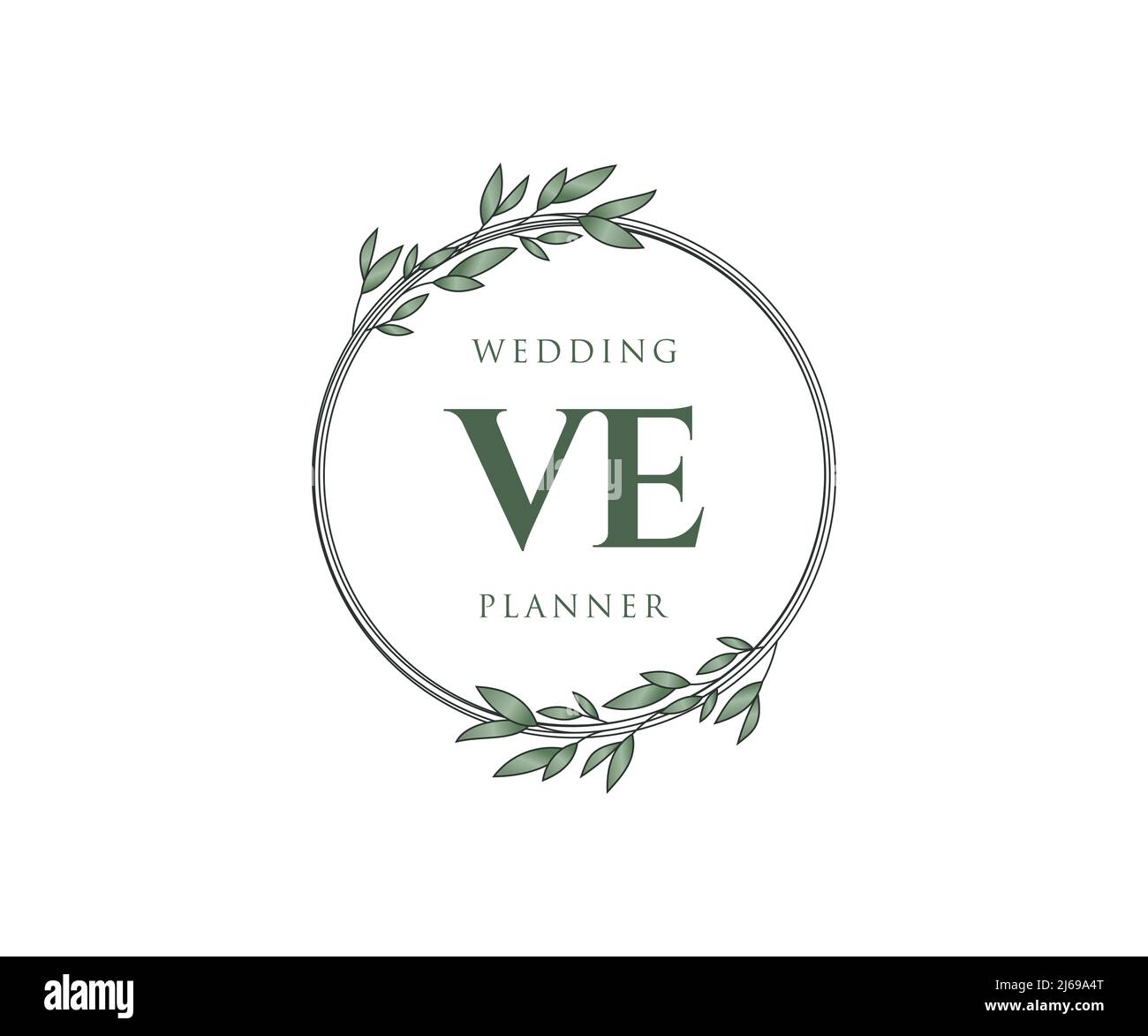 VE Initials letter Wedding monogram logos collection, hand drawn modern ...