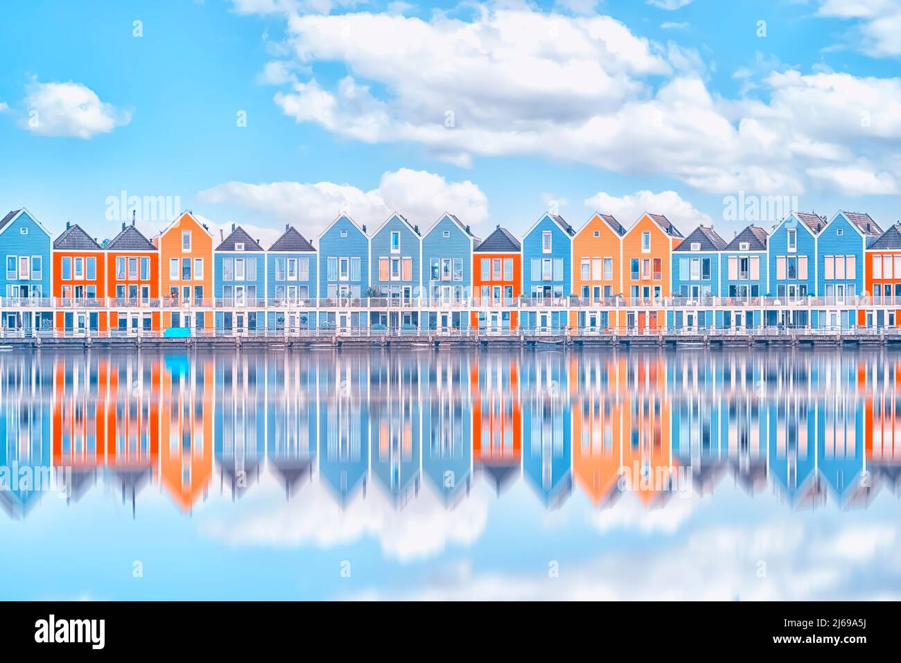 Colorful dutch village hi-res stock photography and images - Alamy