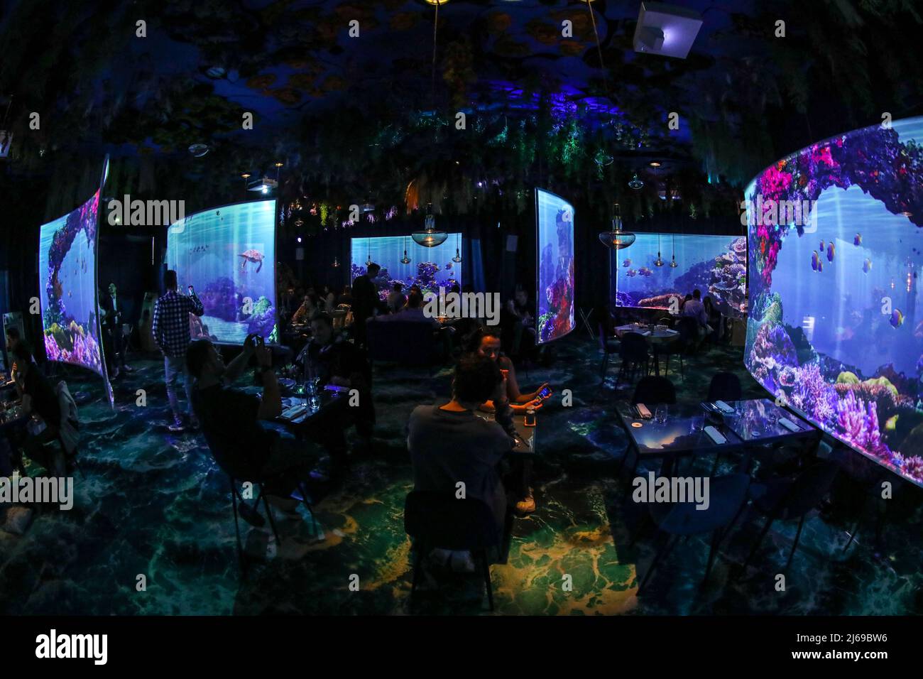 EPHEMERA THE FIRST IMMERSIVE RESTAURANT IN PARIS Stock Photo - Alamy