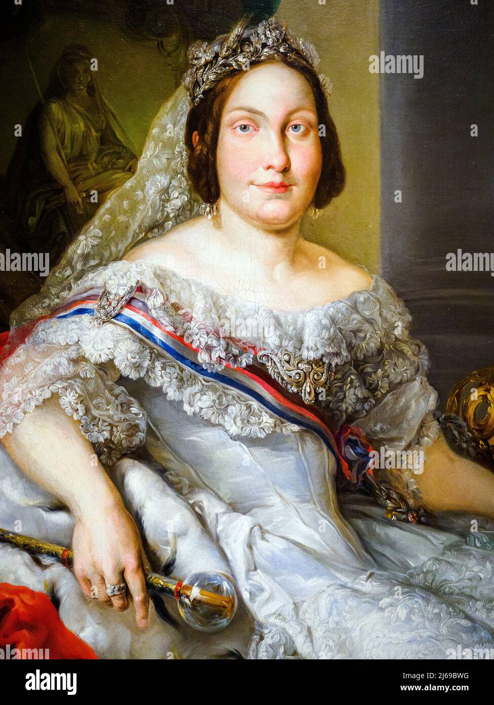 Retrato de Isabel II (portrait of Isabel II) (1843) by Vincente Lopes ...