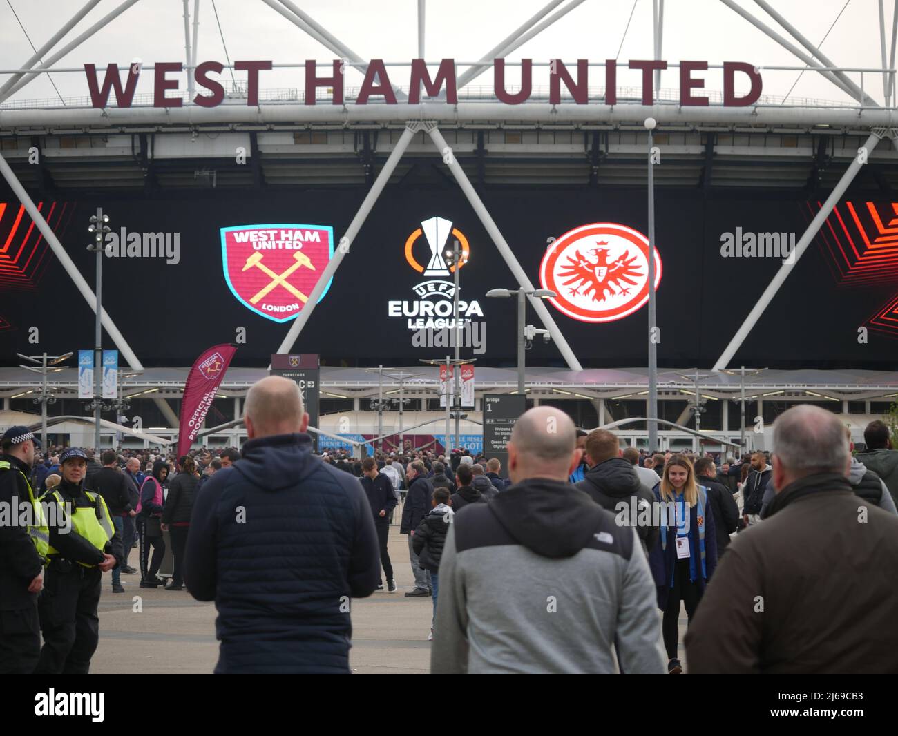 Frankfurt fans west ham hi-res stock photography and images - Alamy