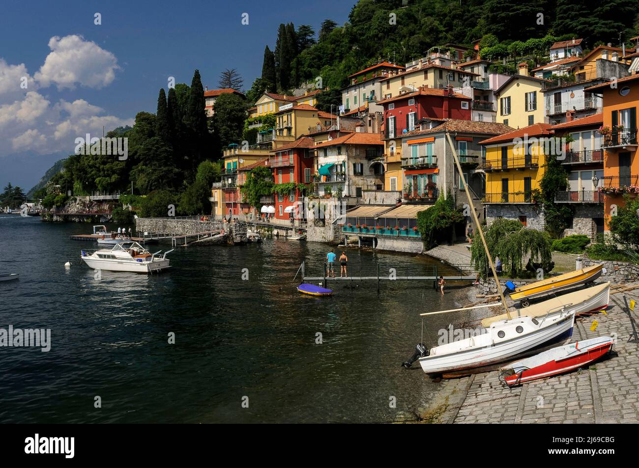 Romantic walk of varenna hi-res stock photography and images - Alamy