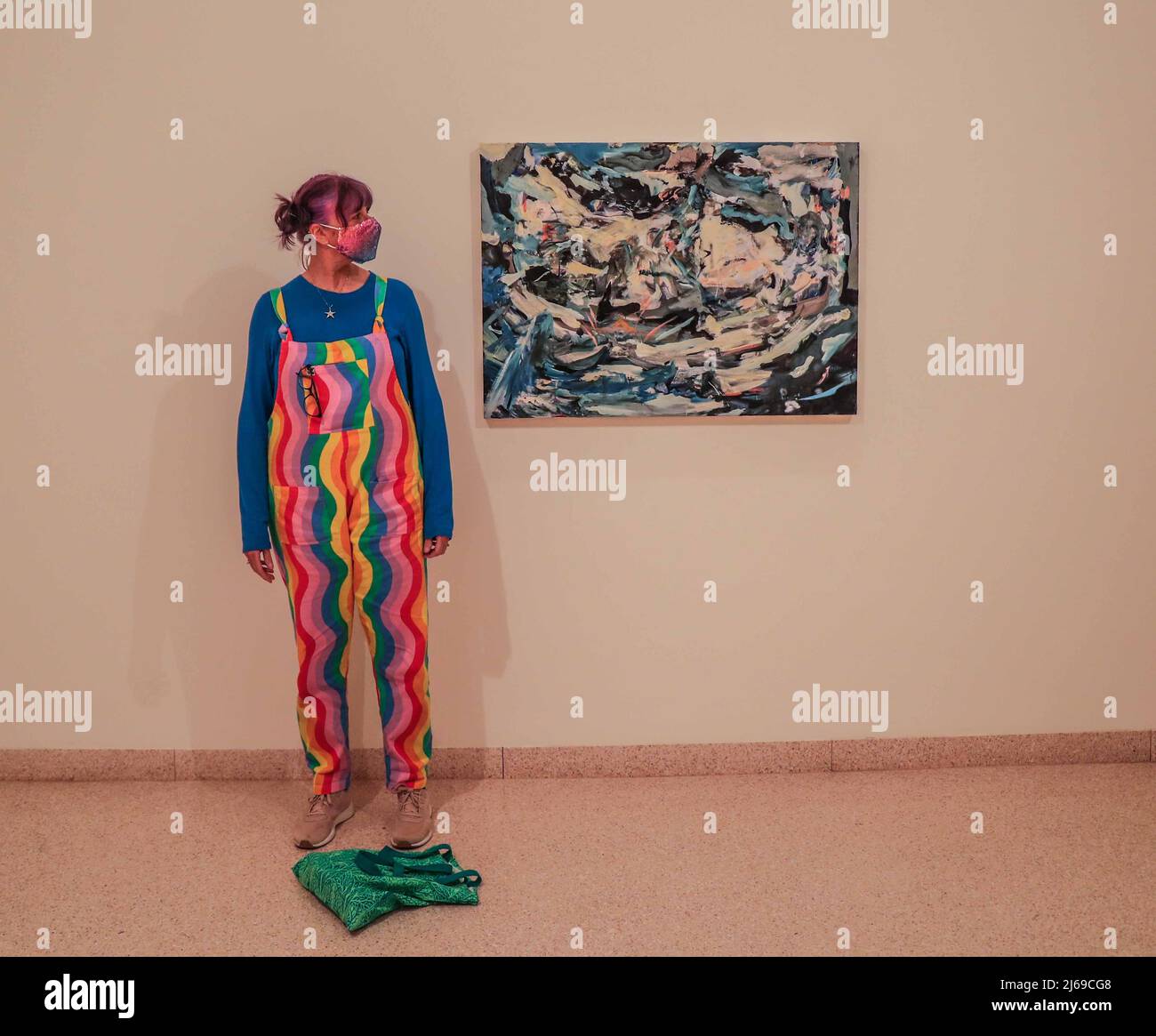 Hastings ,East Sussex ,29 April 2022 Cecil Brown, Oinops, 2015,oil on ...