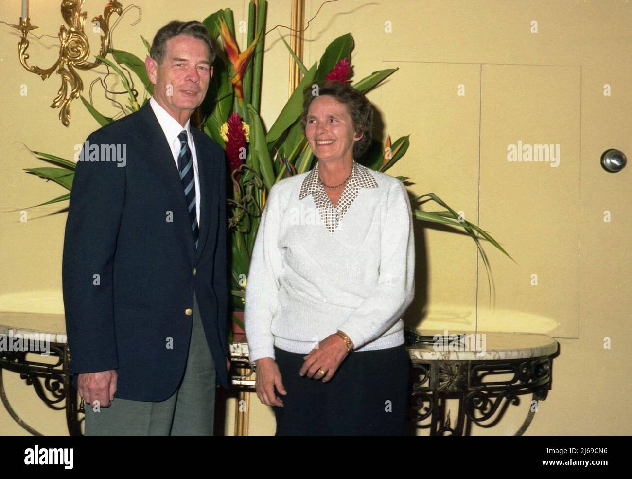 King Michael I of Romania and Queen Anne in Los Angeles, CA, USA ...