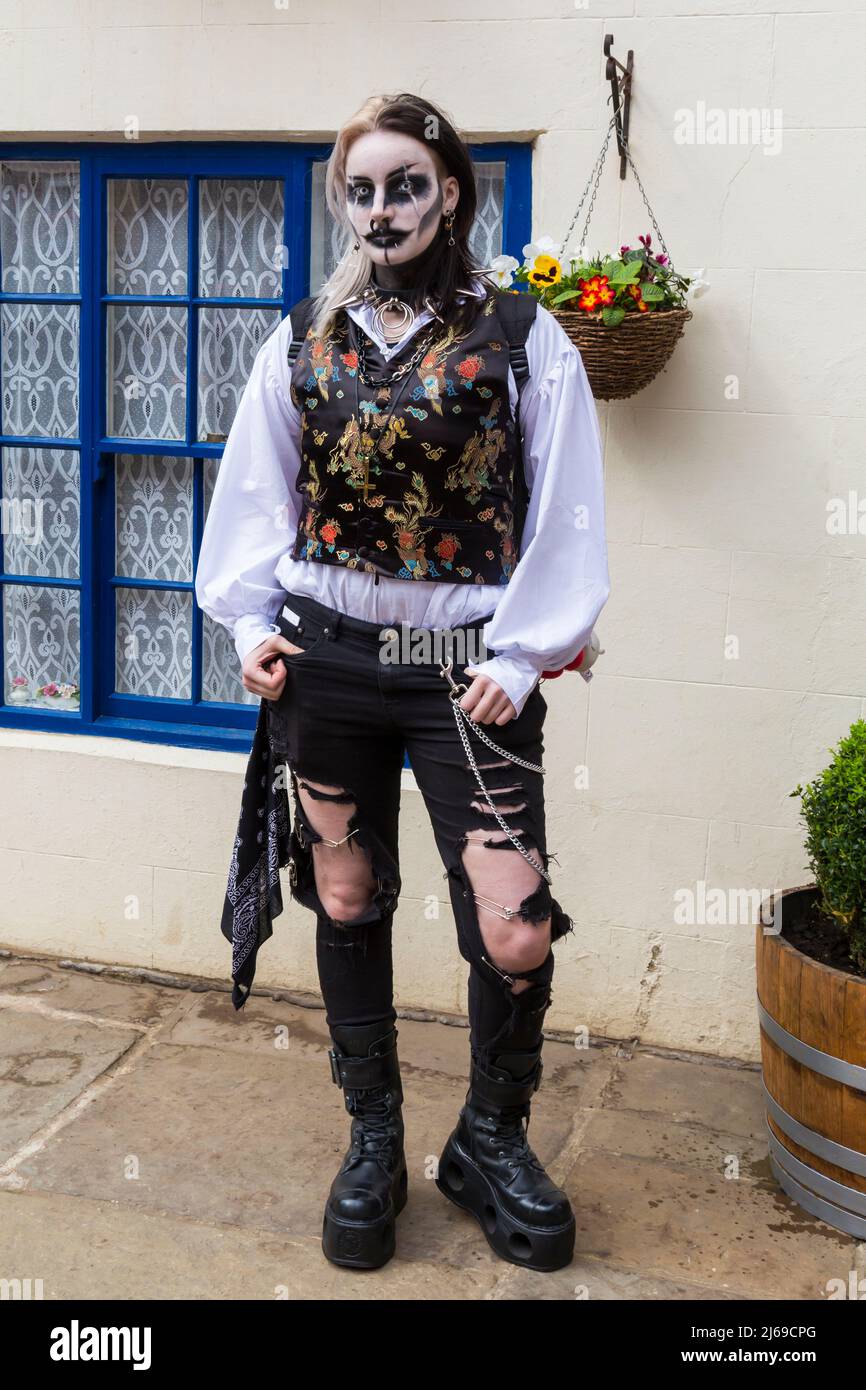 Whitby Goth Festival at Whitby, Yorkshire, UK in April 2022 - Whitby ...