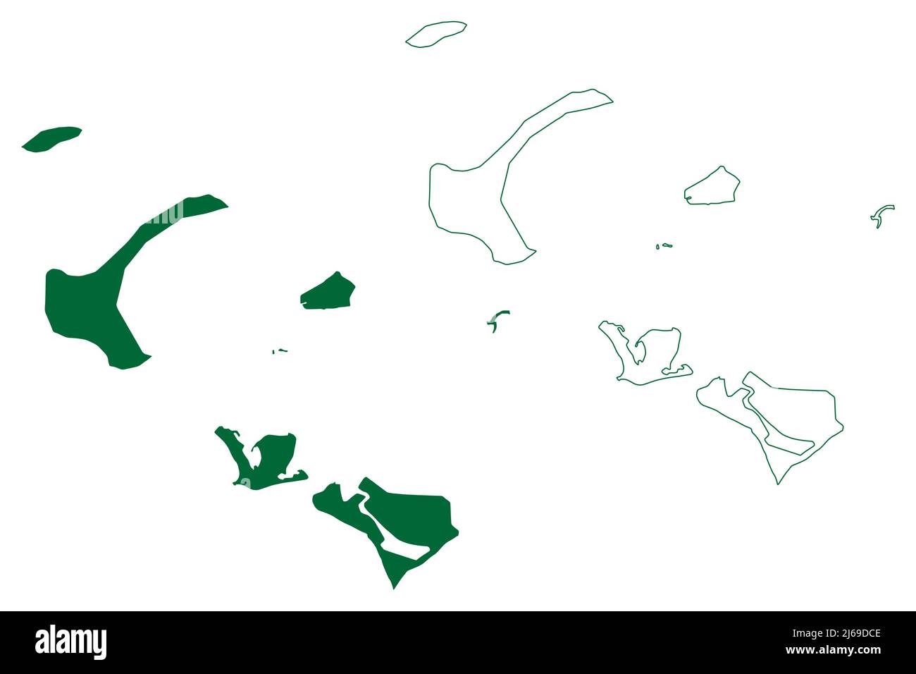 Turtle Islands (Republic of Sierra Leone, Salone, Atlantic Ocean) map ...