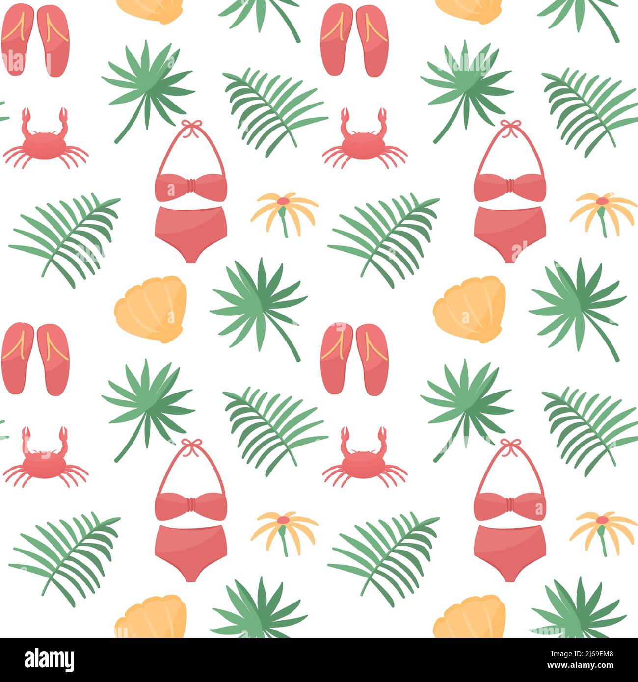 Seamless sand pattern and leaves Cut Out Stock Images & Pictures - Alamy
