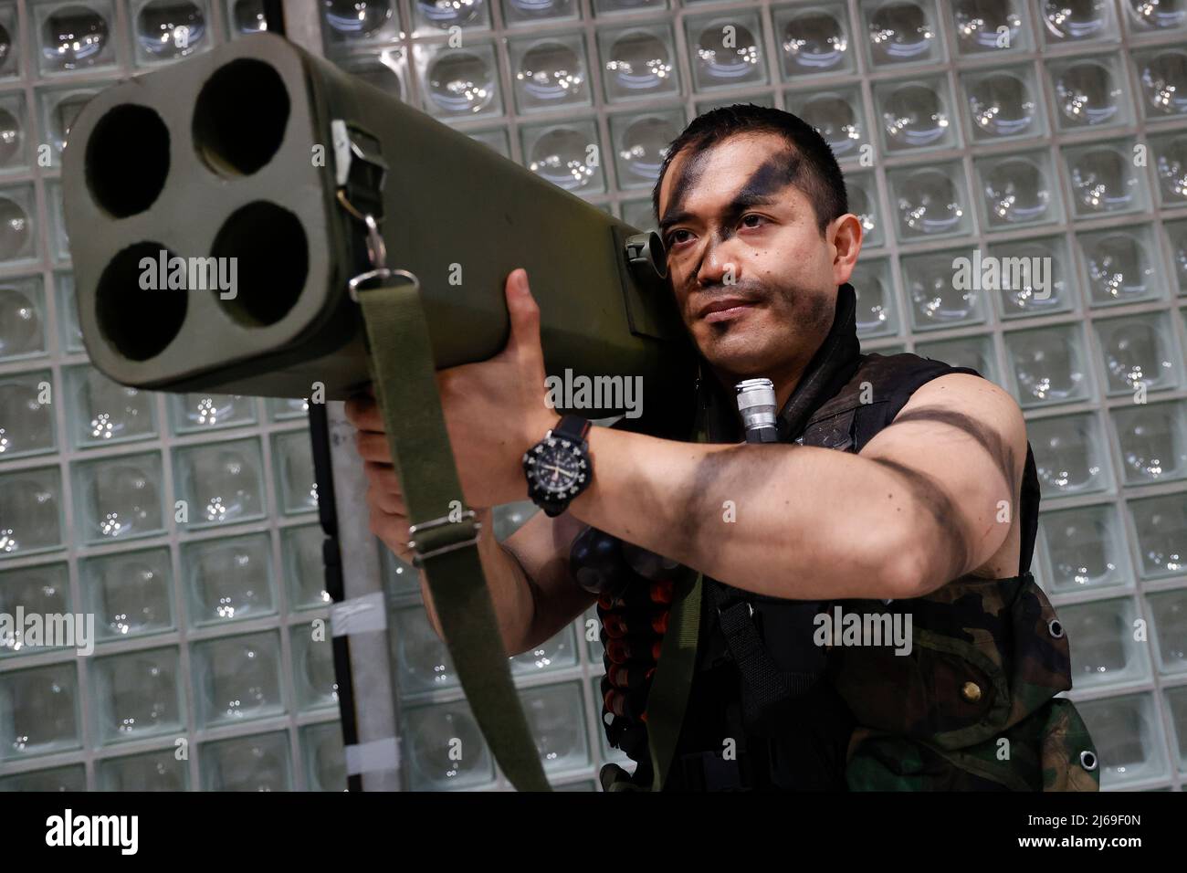 Chiba, Japan. 29th Apr, 2022. April 29, 2022, Chiba, Japan: A cosplayer ...