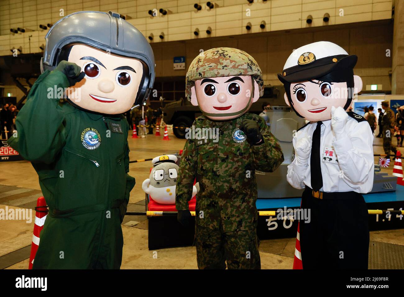 Chiba, Japan. 29th Apr, 2022. April 29, 2022, Chiba, Japan: Characters ...