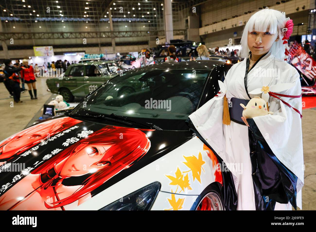 Chiba, Japan. 29th Apr, 2022. April 29, 2022, Chiba, Japan: A cosplayer ...