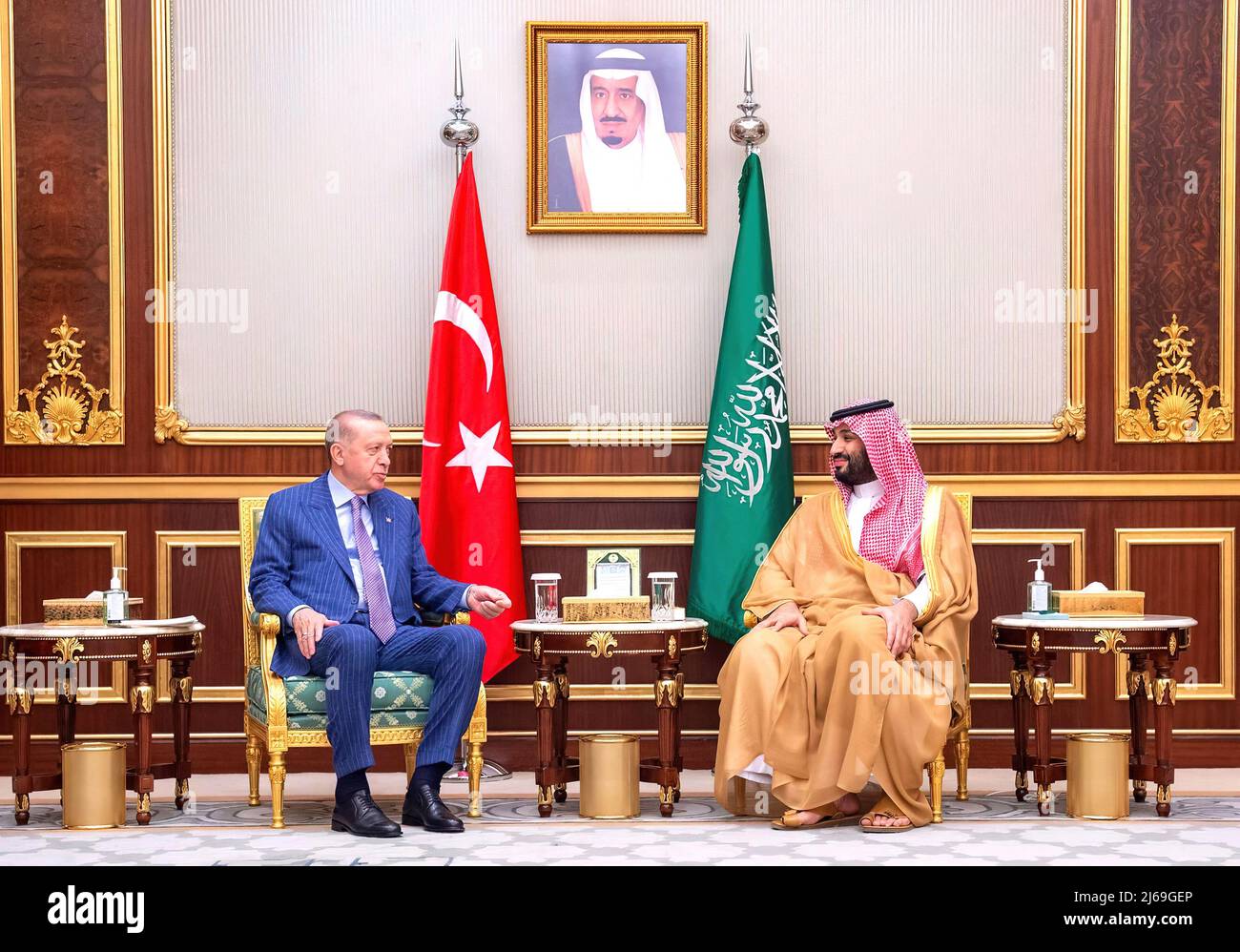 Saudi Crown Prince Mohammed bin Salman (also known as MBS) receives ...