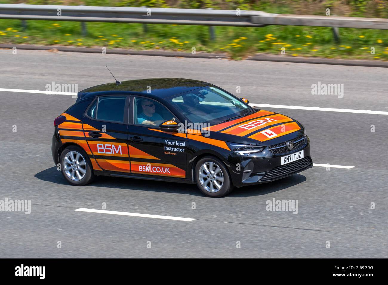 BSM, British School of Motoring local Instructor driving 2021 Black ...