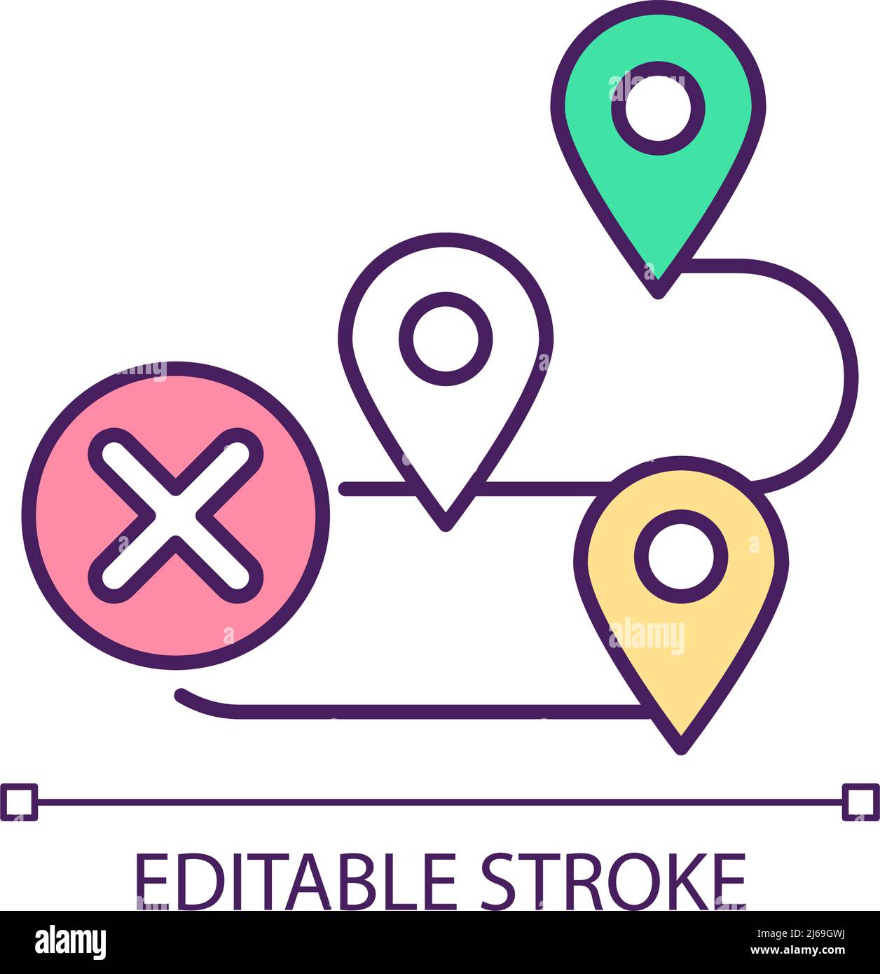 Logistic disruption concept icon Stock Vector Image & Art - Alamy