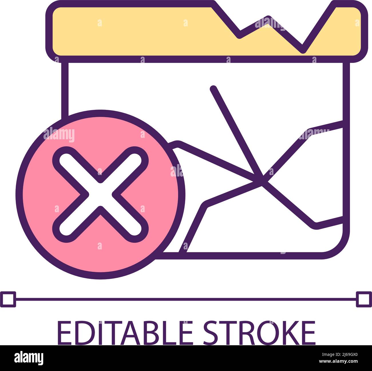 Product defect concept icon Stock Vector Image & Art - Alamy