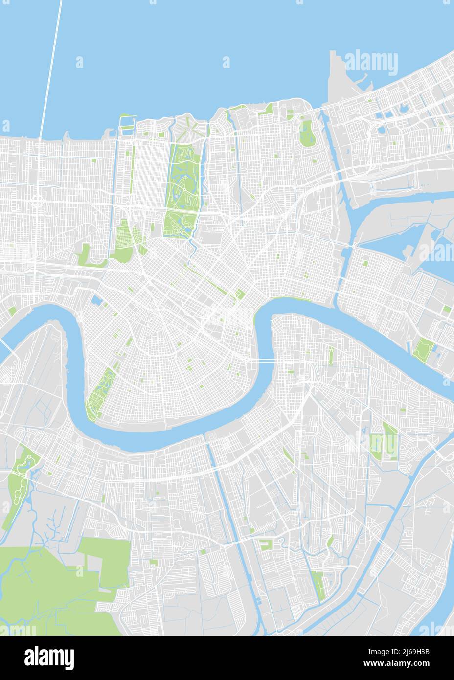 City map new orleans Stock Vector Images - Alamy