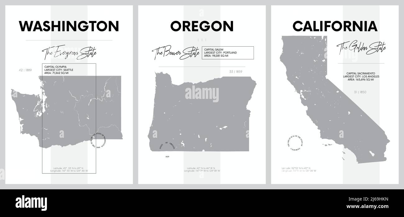 Portland oregon aerial view Stock Vector Images - Alamy