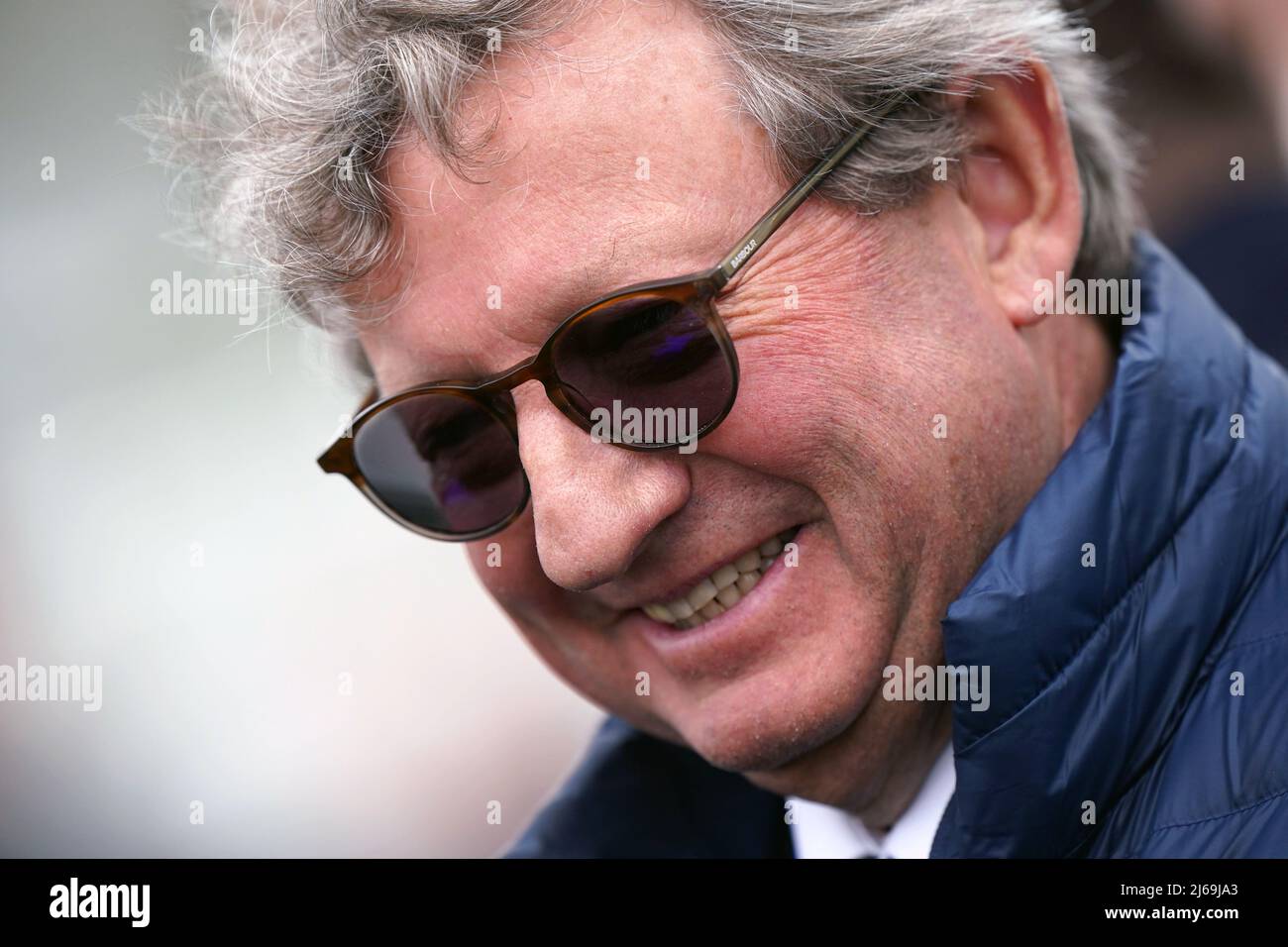 Trainer Mark Johnston on the opening day of the QIPCO Guineas Festival ...