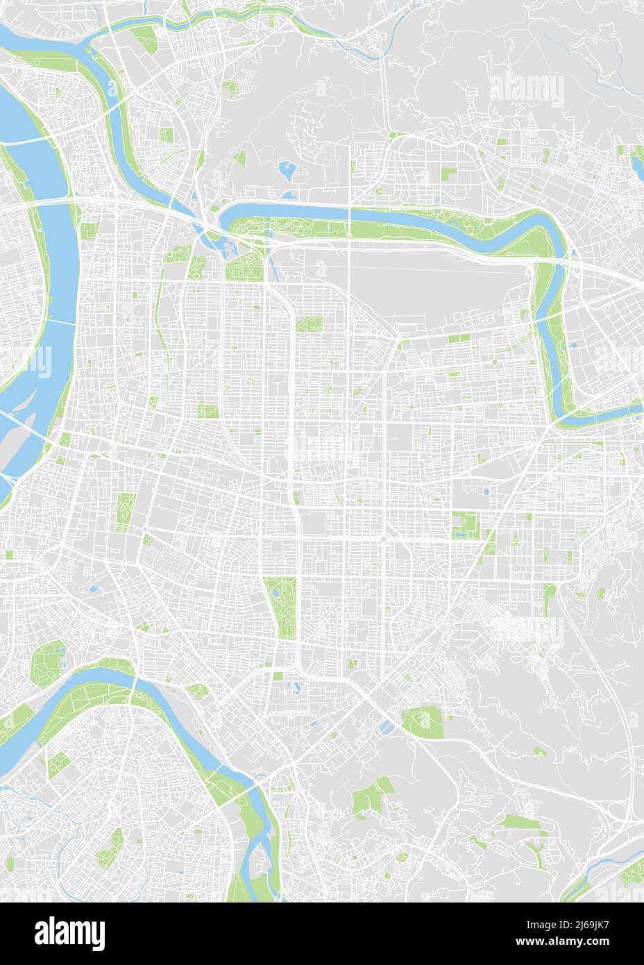 City map Taipei, color detailed plan, vector illustration Stock Vector ...