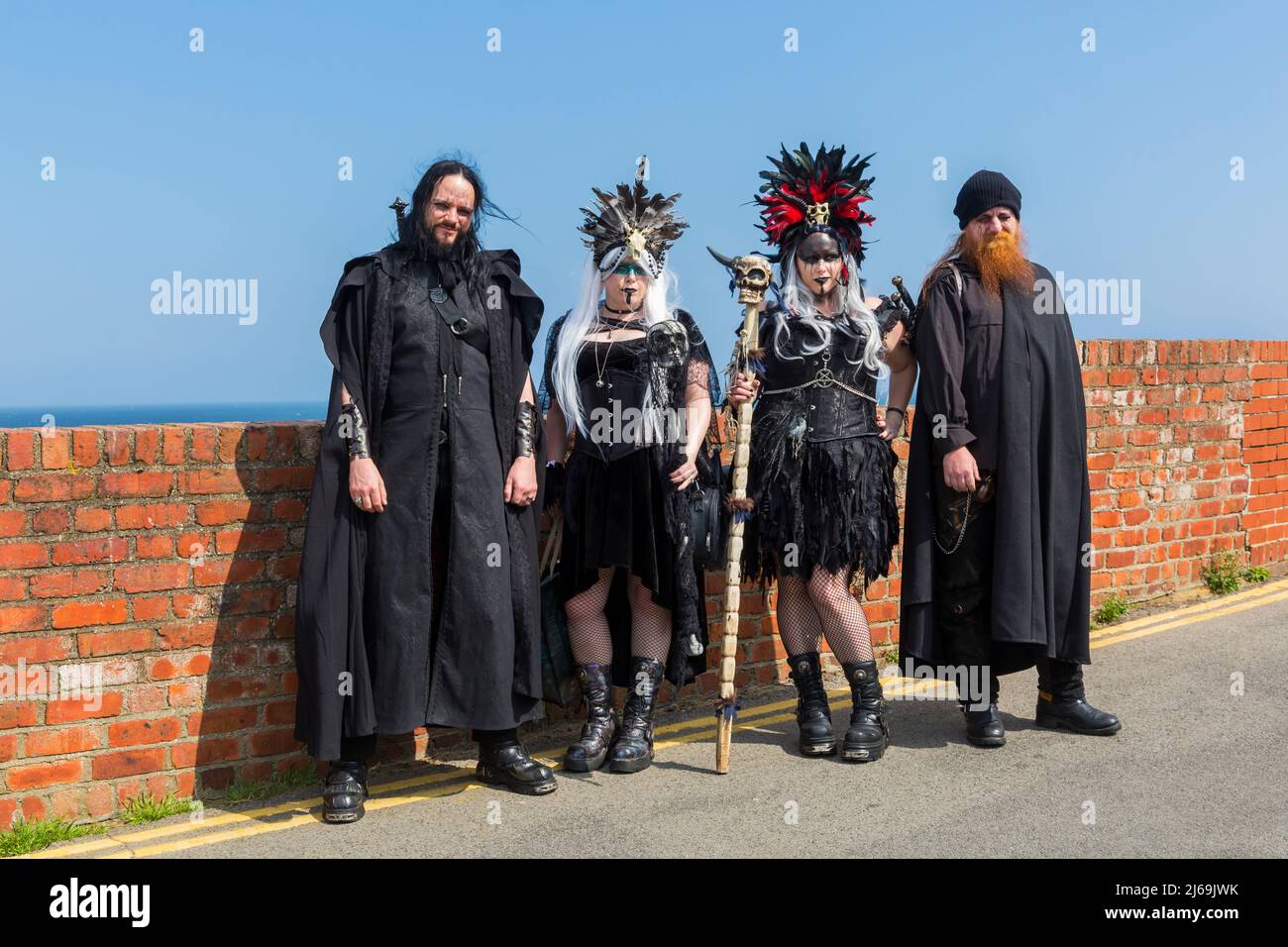Whitby Goth Festival at Whitby, Yorkshire, UK in April 2022 - Whitby ...
