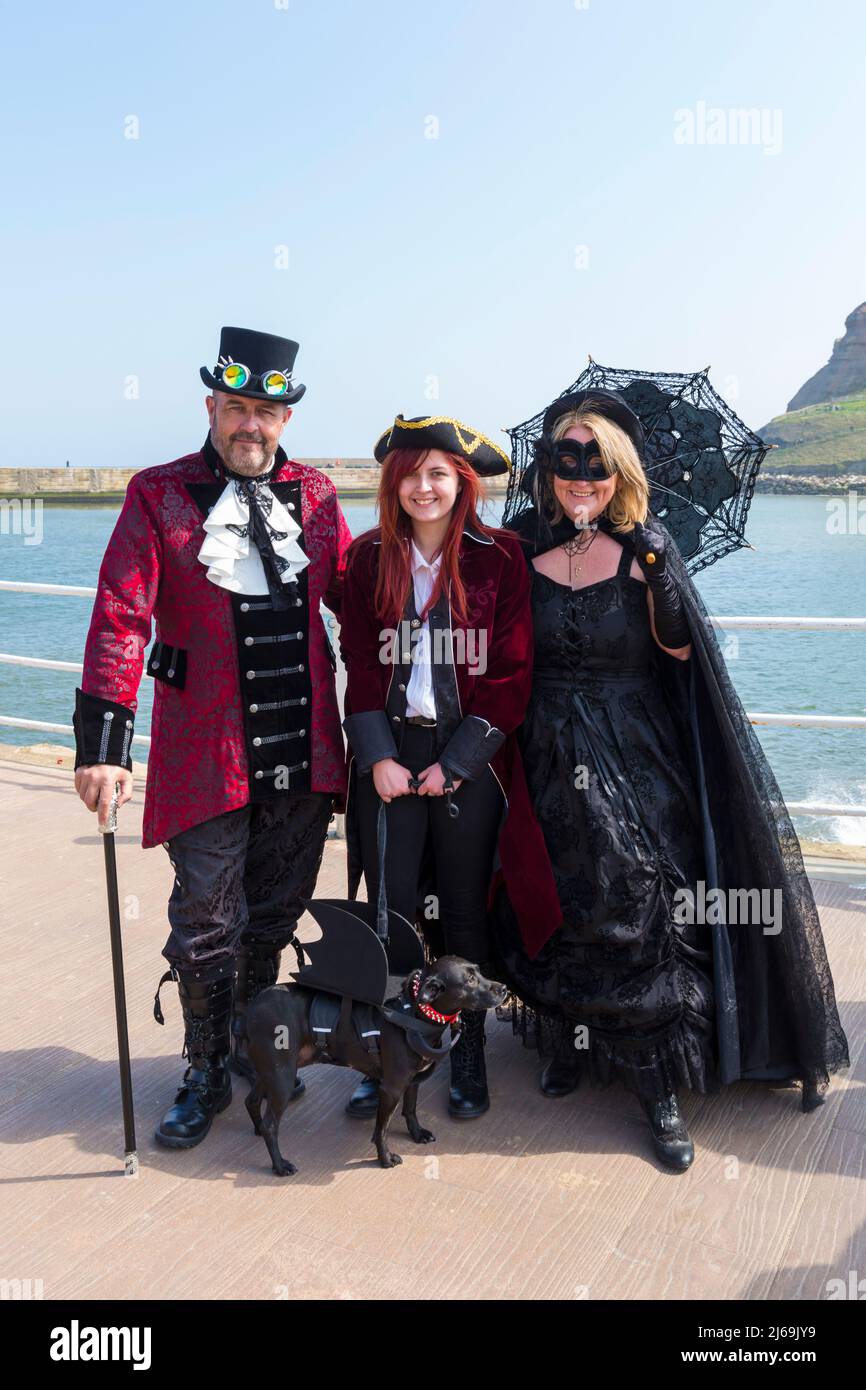 Whitby Goth Festival at Whitby, Yorkshire, UK in April 2022 - Whitby ...
